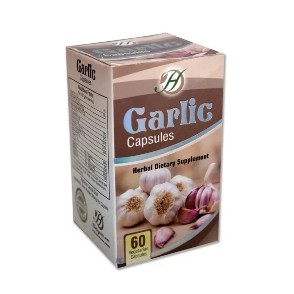 Garlic Capsules – 60 Pack - Herbal Suppliments