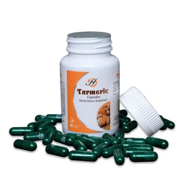 Turmeric Capsules – 60 Pack - Herbal Suppliments